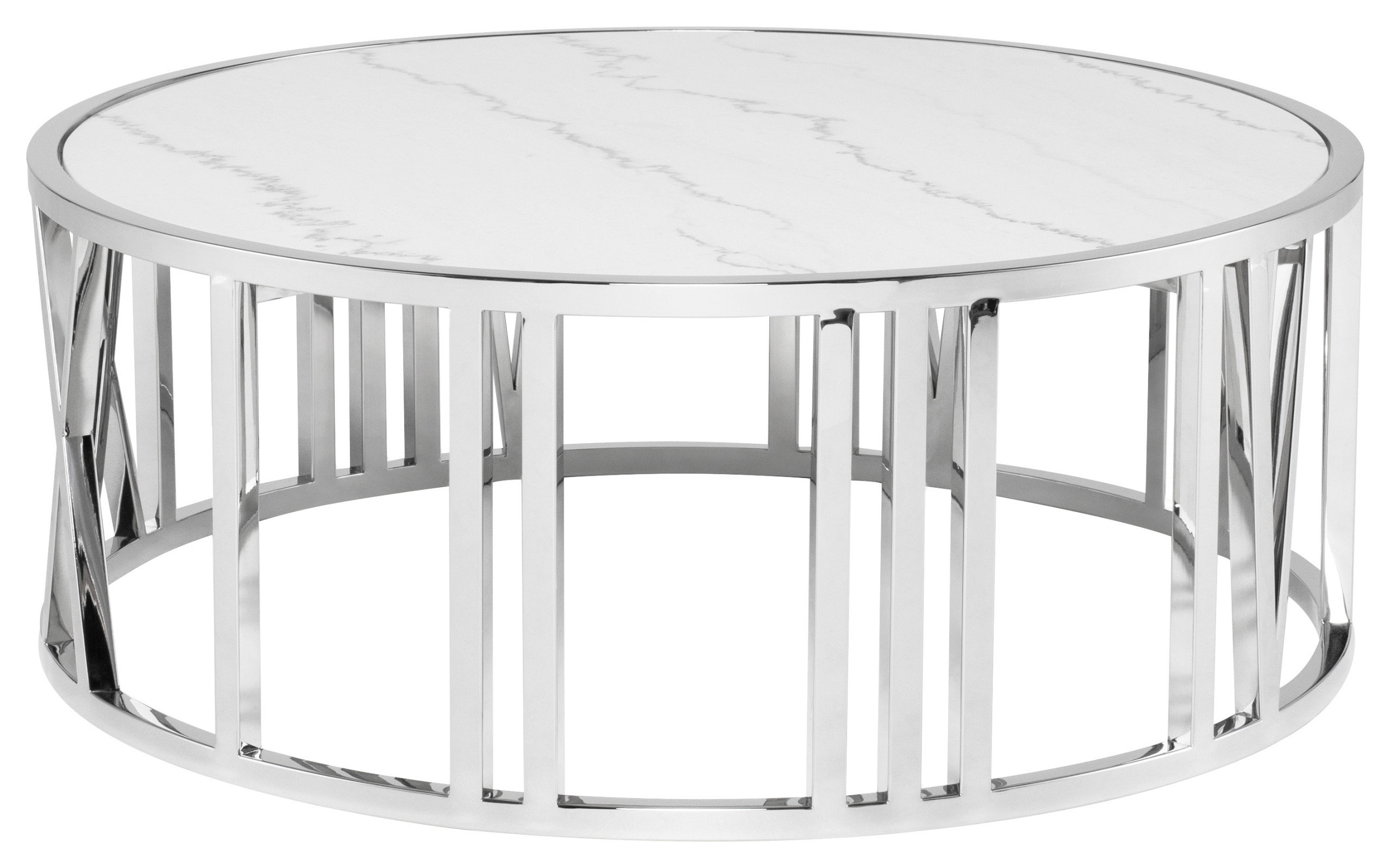 Roman Coffee Table, White - Contemporary - Coffee Tables - by Nuevo | Houzz