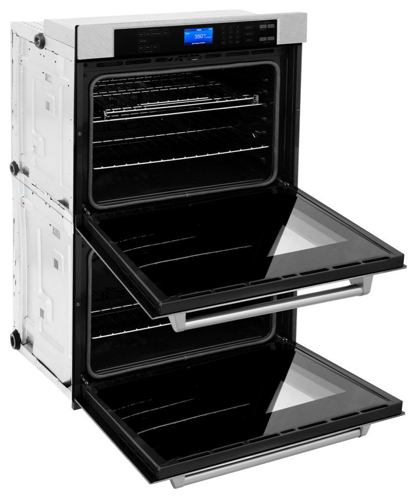 ZLINE 30 in. Wall Oven, DuraSnow Stainless Steel, Electric, AWDS-30 ...