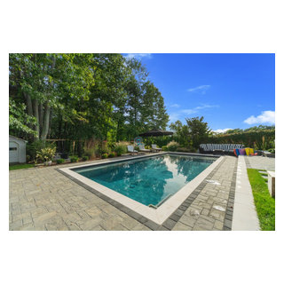 Geometric Pool in South Windsor, CT - Traditional - Pool - Bridgeport ...