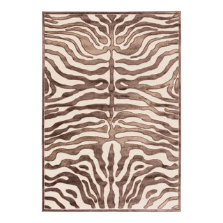 Safavieh Paradise Par83 Animal Prints and Images Rug, Light Silver, 8'0 ...