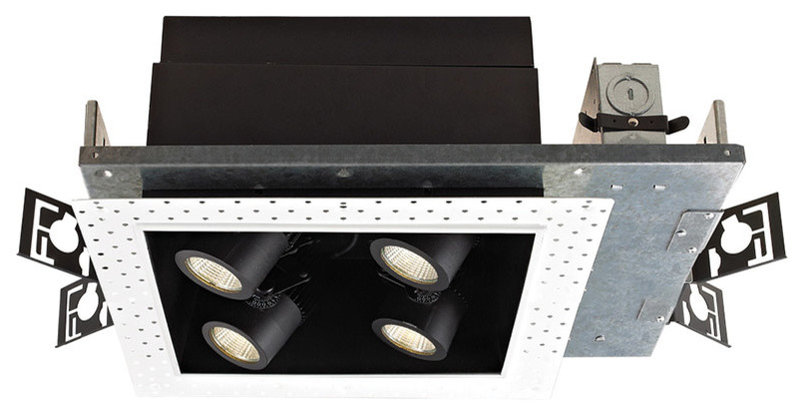 LED Precision Multiple 2X2-Light New Construction Non-IC Housing, 3500K ...