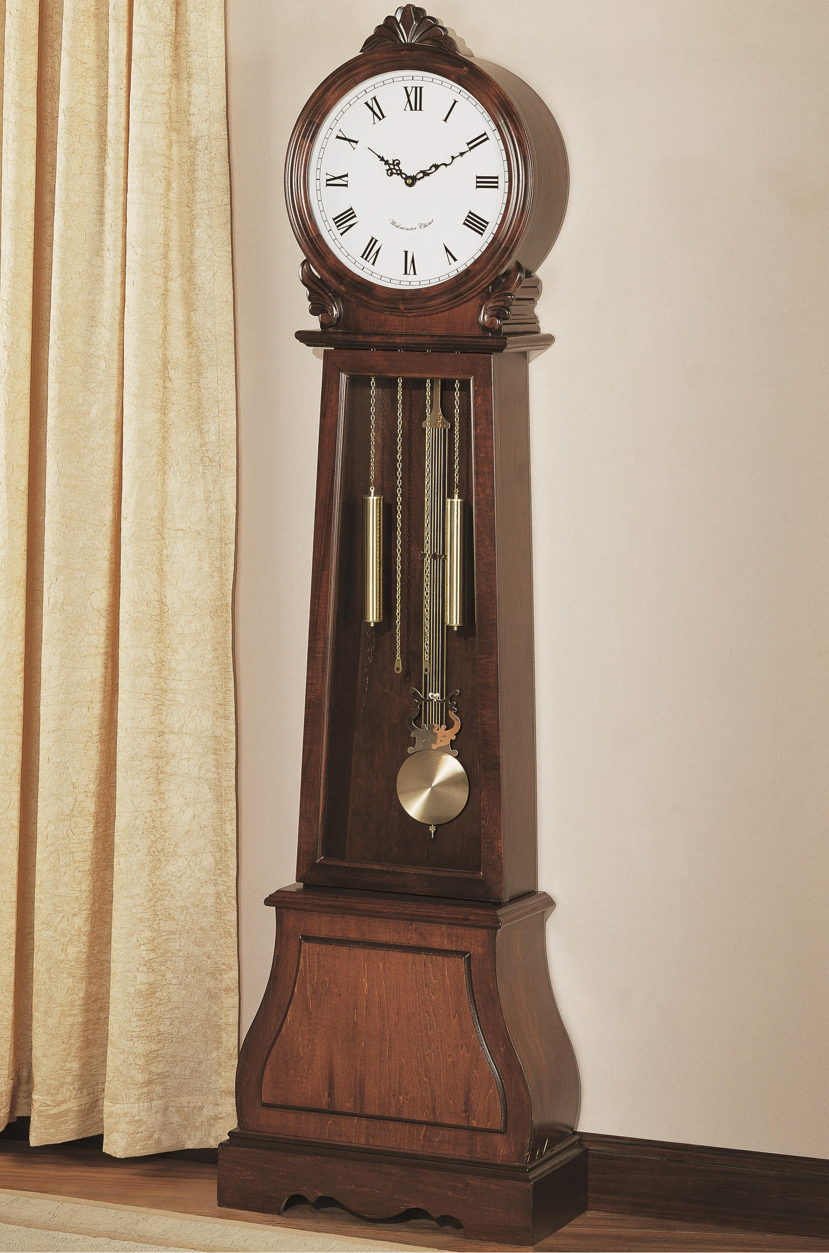 Coaster Grandfather Clock, Brown - Traditional - Floor And Grandfather ...