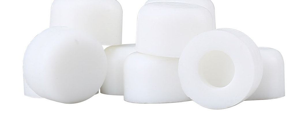 Premium Silicone White Door Stopper Tips 1/4" Inner Dia. Set of 10 ...