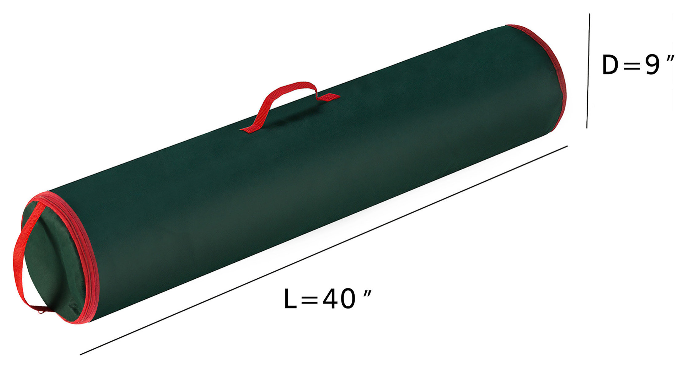 Wrapping Paper Storage Bag 40" Gift Wrap Organizer Holds Up to 25 Rolls ...