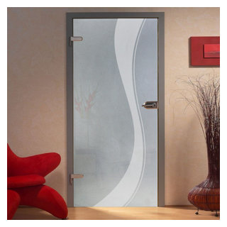 Interior Full Glass Door with Full-Private Frosted Design, 38"x84 ...