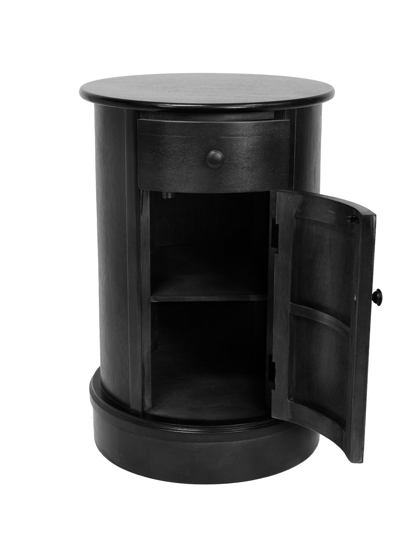 26" High Classic Circular Nightstand - Transitional - Nightstands And ...