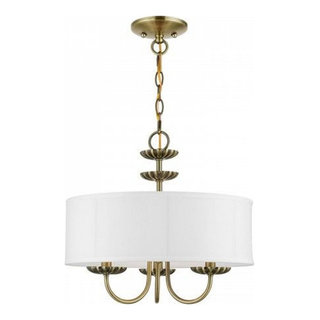 3 Light Pendant In Transitional Style-15 Inches Tall and 16 Inches Wide ...