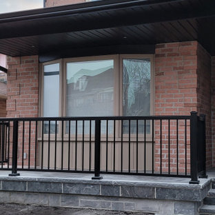 75 Beautiful Metal Railing Front Porch Pictures & Ideas - February ...