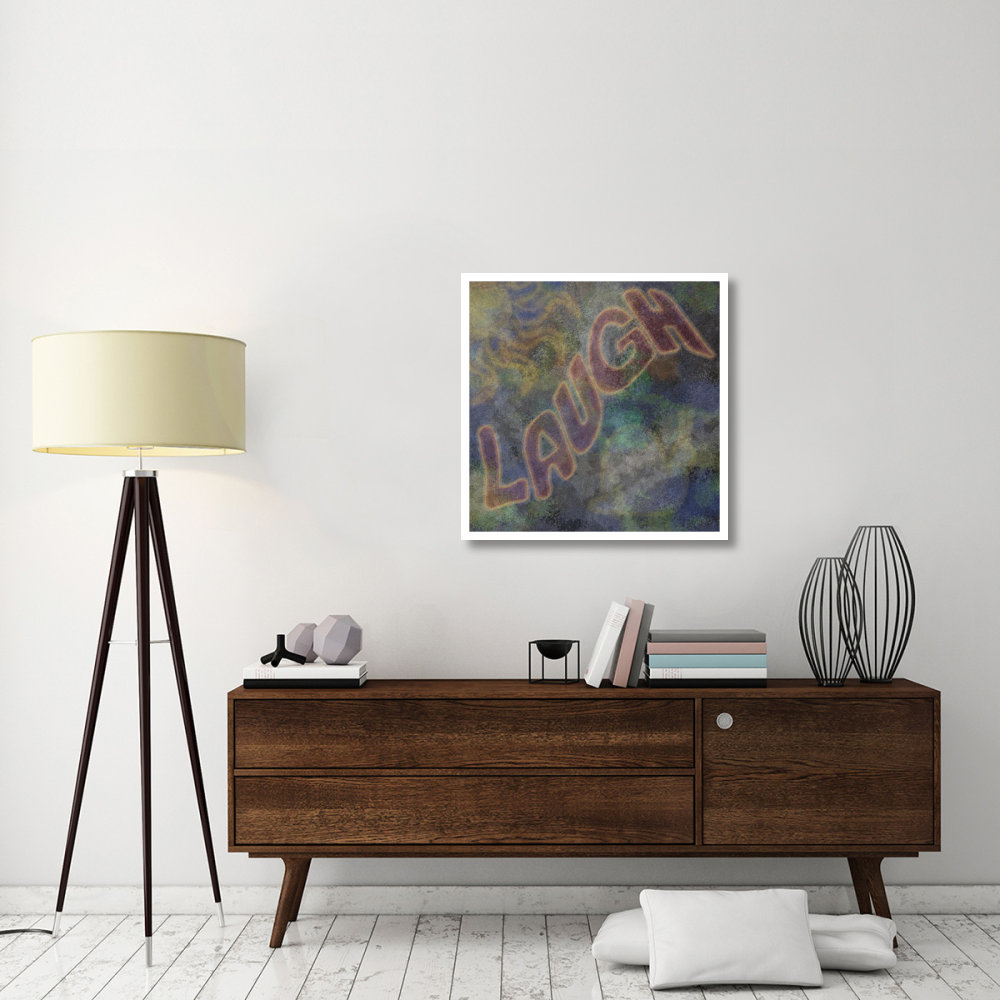 "Graffiti - Laugh" Digital Paper Print by BG.Studio, 20"x20", 32"x32 ...