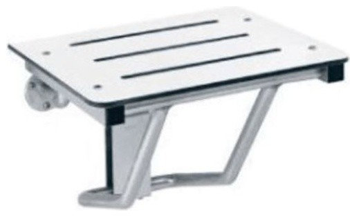 Bobrick B-5191 18" Folding Shower Seat - Contemporary - Shower Benches ...