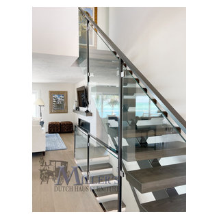 Custom Wood Stair Treads - Beach Style - Staircase - Tampa - by Miller ...