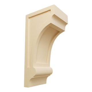 Small Farmingdale Acanthus Corbel, Lindenwood, 3 1/2"Wx2 7/8"Dx7 3/4"H ...