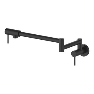 ZLINE Gemini Pot Filler, Matte Black, GEM-FPF-MB - Contemporary - Pot ...