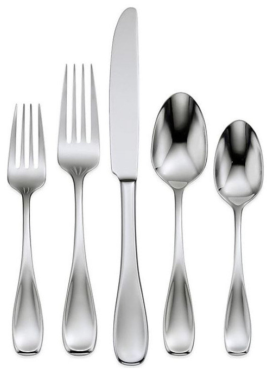 Oneida Satin Voss 45Pc Flatware Set, Service for 8 - Contemporary ...