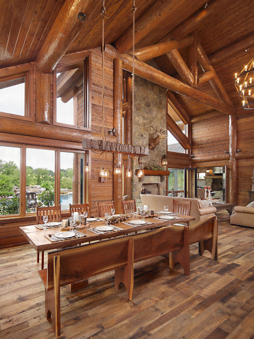 Rustic Dining Room Design Ideas, Remodels & Photos