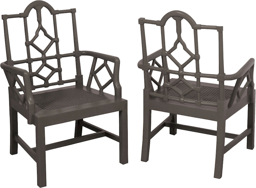 GUILD MASTER 6516513P Furrow Cottage Chair - Tropical - Armchairs And ...
