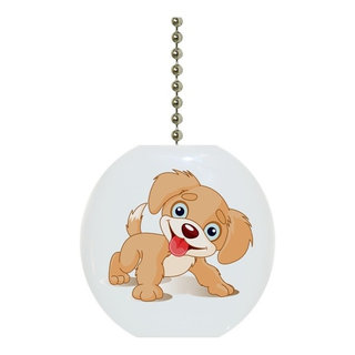 Cute Puppy Ceiling Fan Pull - Traditional - Ceiling Fan Accessories ...