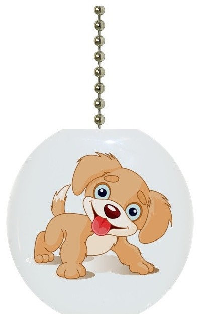 Cute Puppy Ceiling Fan Pull - Traditional - Ceiling Fan Accessories ...