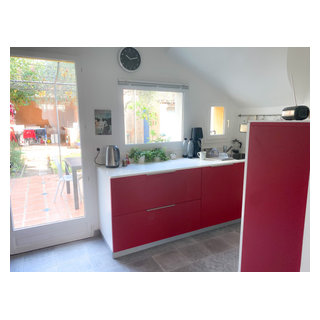 Conception & rénovation de cuisine - Marseille - Rétro - Cuisine ...