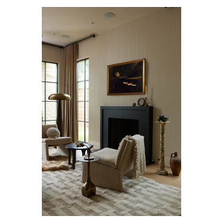 Restorative Abode: Preston Hollow Village - Modern - Living Room ...