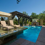 Shadow Ridge - Modern - Pool - Oklahoma City - by J. Allen Designs