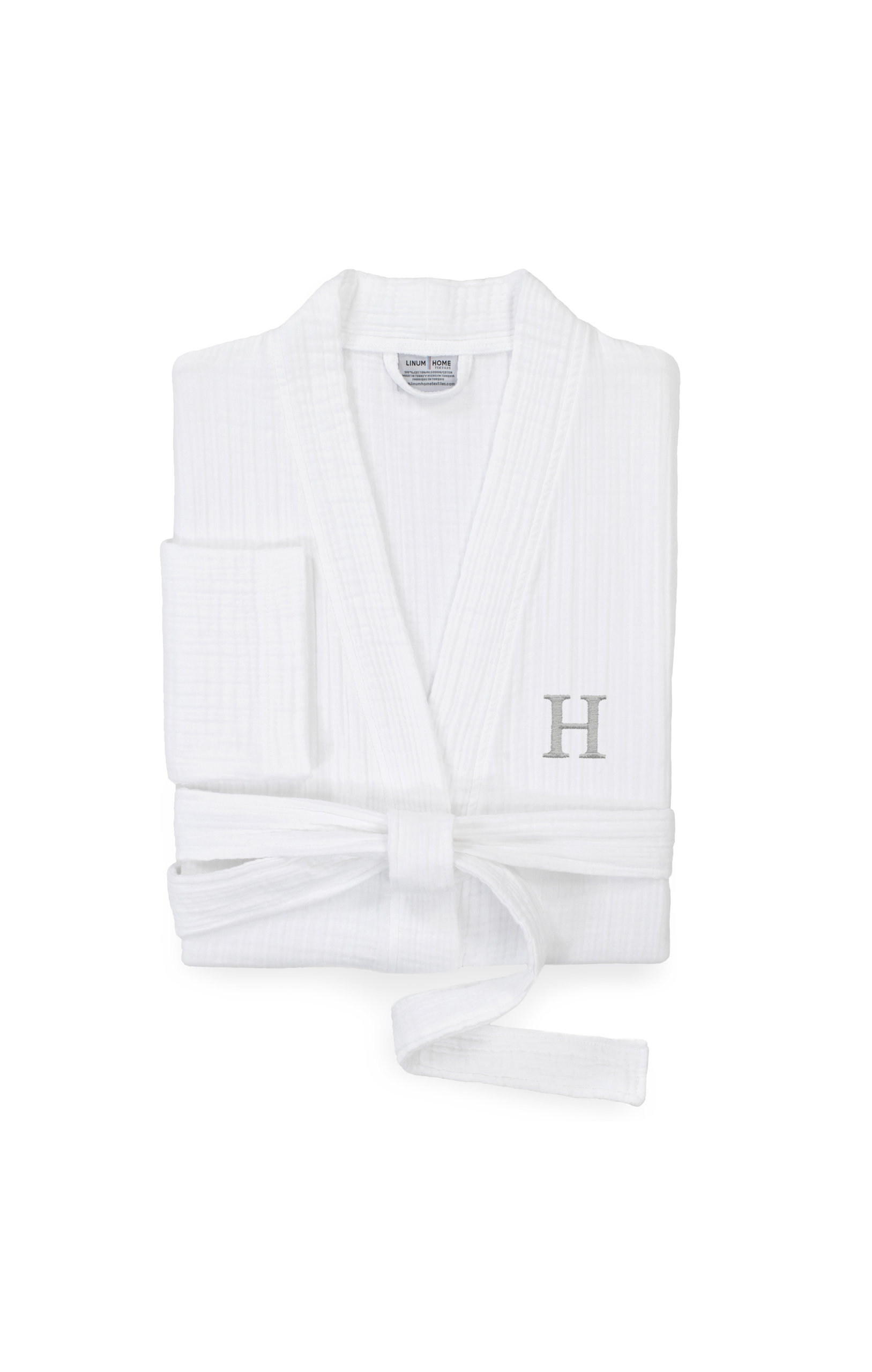 Smyrna Personalized Hotel/Spa Luxury Robes, White - Bathrobes - by ...