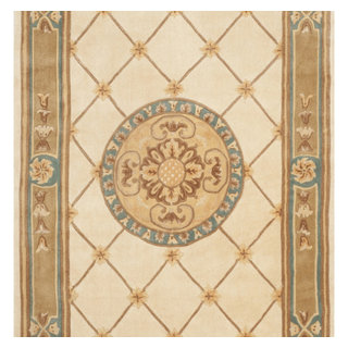 Safavieh Naples Na523b Handmade Ivory / Caramel Rug, 4' x 6 ...