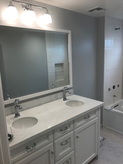 Bathroom Vanity Counter Overhang - Too Much?