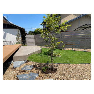 心落ち着く庭 - Japanese Modern - Deck - Nagoya - by 株式会社Quhan | Houzz