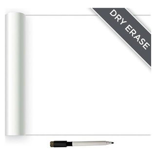 Dry Erase Peel and Stick Wallpaper, 4 Rolls - Contemporary - Wallpaper ...