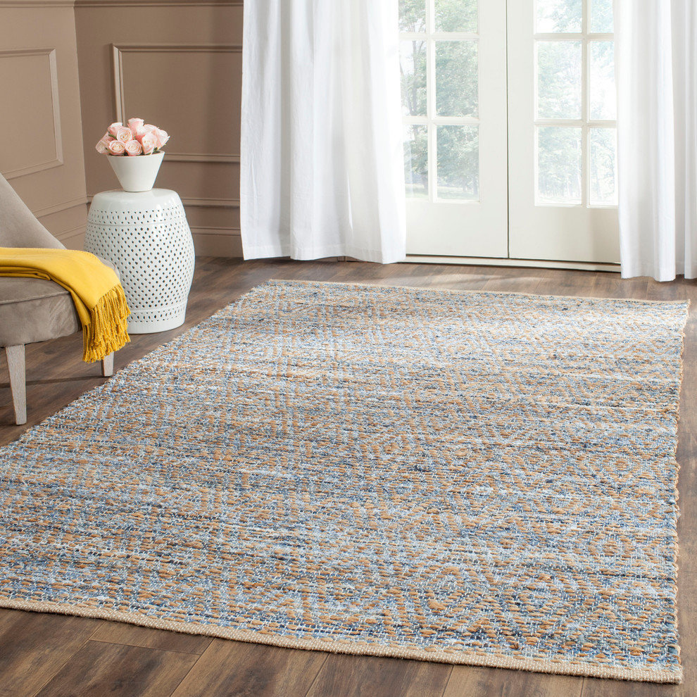 Safavieh Cape Cod Collection CAP350 Rug, 2'3"x4' - Beach Style - Area ...