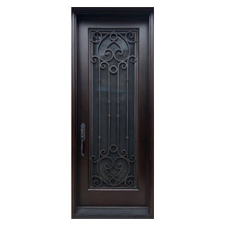 Forever Door, Exterior Front Entry Composite Door FRC05, 36"x80", Right ...