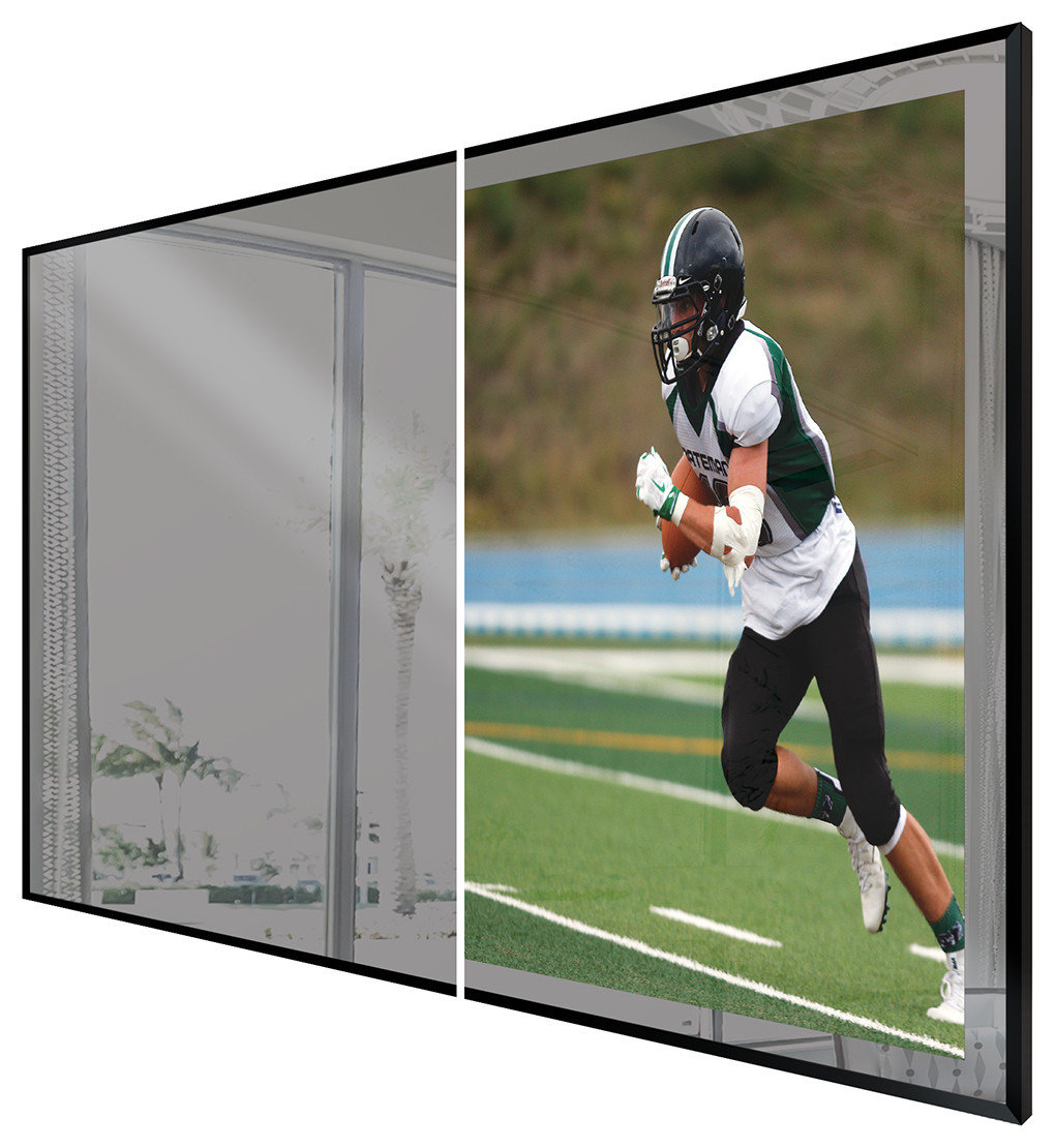 Eclipse Flat Screen Television Cover, Clear, Glossy Black Frame - Home ...