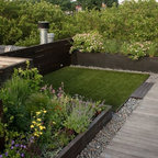 Kronen Residence Garden Den - Beach Style - Landscape - Los Angeles ...