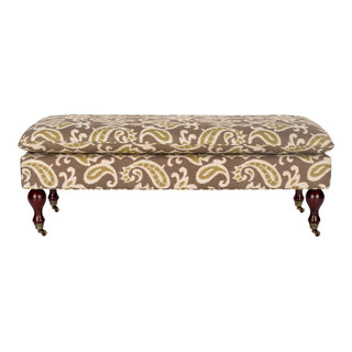Safavieh Hampton Pillowtop Bench - Traditional - Upholstered Benches ...