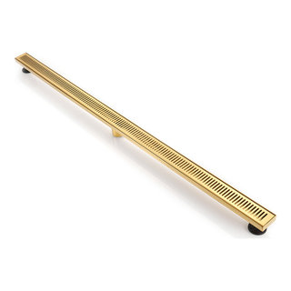 Stainless Steel Rectangular Linear Shower Floor Drain, 60" - Modern ...