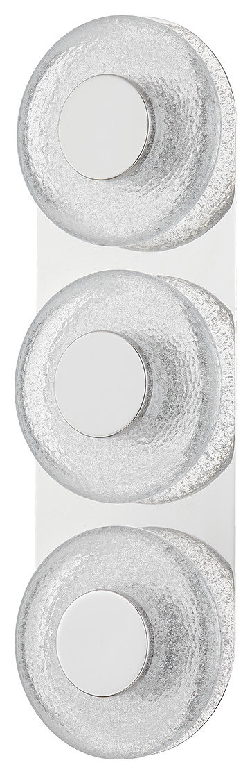 Pearl 3 Light Sconce, Steel - Contemporary - Wall Sconces - by Troy ...