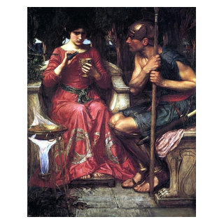 John William Waterhouse Jason and Medea, Gallery Wrapped Canvas Print ...