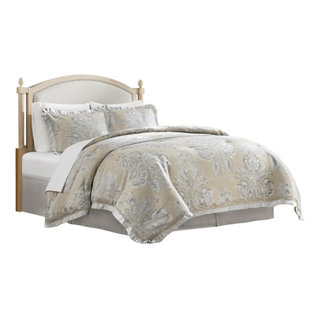 Croscill Classics Loretta Traditional 4-Piece Comforter Set, Cal ...