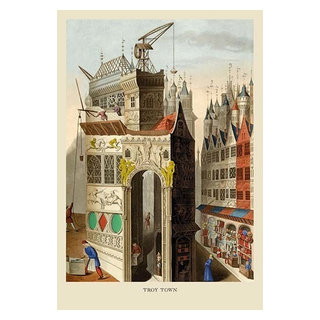 Troy Town, 12" x 18" - Traditional - Prints And Posters - by Buyenlarge ...