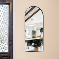 Stratton Home Decor Kate Black Full Length Leaning Mirror ...