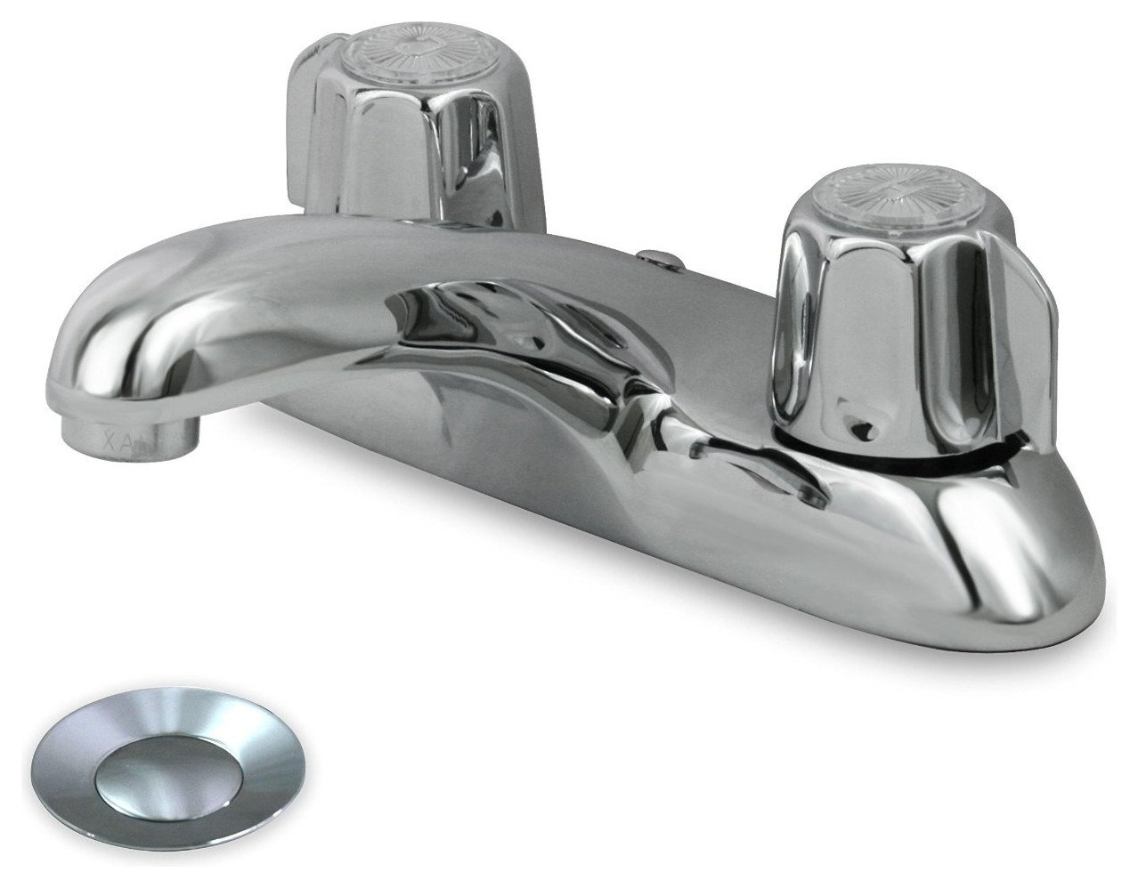Everflow 17140-Nl 2 Handle Lavatory Faucet With Brass Pop-Up ...