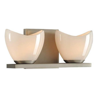 Vero Transitional Bath Light, Opal Glass - Transitional - Bathroom ...
