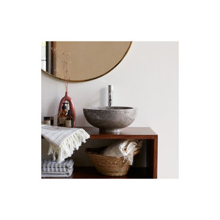Marble Modern Bathroom Sink | Tikamoon Bahya - Contemporary - Bathroom ...