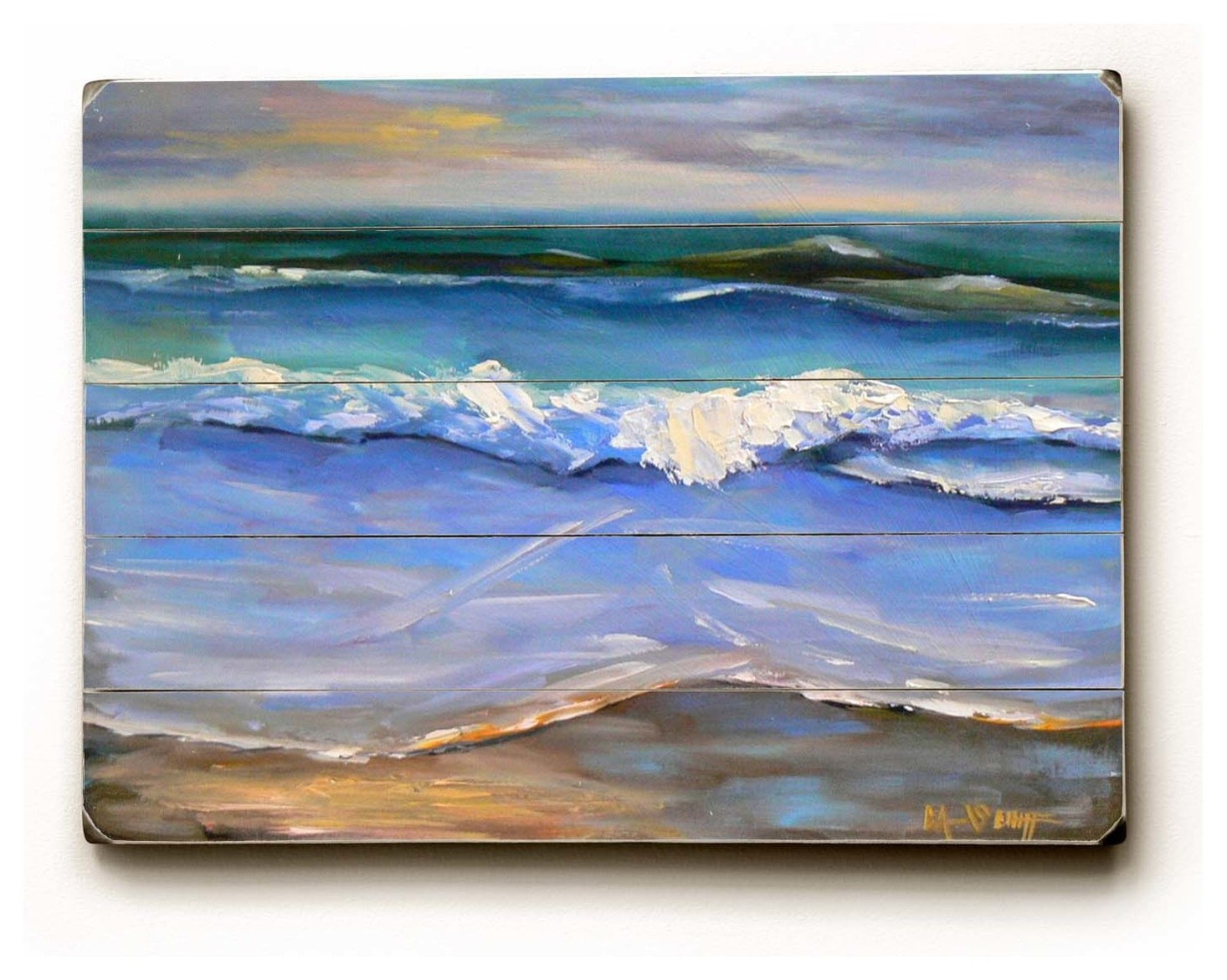 Wave Watcher Wooden Sign, 14x20 - Beach Style - Prints And Posters - by ...