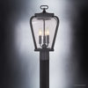 Luxury French Country Black Outdoor Post Light, UQL1203, Florence ...