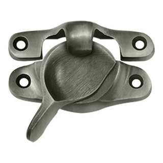 WLS9CR003 Window Sash Lock, 1-1/16" x 3", Lifetime Brass - Traditional ...