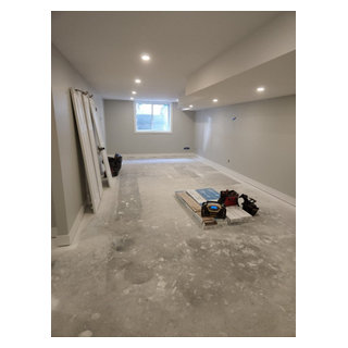 Wortley Basement - Modern - Basement - Other - by BlueKey Design ...