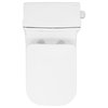 Concorde One Piece Square Right Side Flush Handle Toilet 1.28 gpf ...