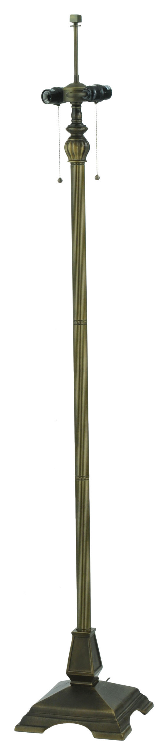 61"H Mission Base/2LT Clstr Hardware - Traditional - Lamp Bases - by ...